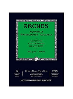 Arches Watercolour Paper Pad White UAE | Dubai, Abu Dhabi