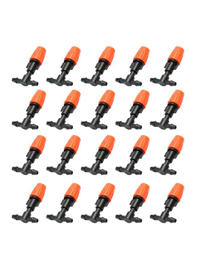 Generic 20-Piece Irrigation Pipe Equipment With Hose Connector Red ...