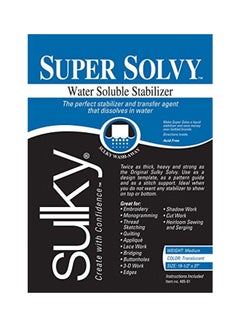 Sulky Super Solvy Water Soluble Stabilizer Black UAE | Dubai, Abu Dhabi