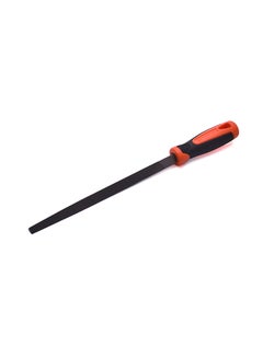 Harden Triangular Second Cut File With Soft Handle Black/Orange 6inch ...