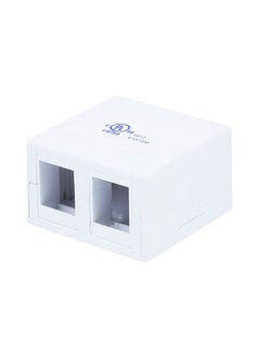 Monoprice 2 Port Surface Mount Box White UAE | Dubai, Abu Dhabi