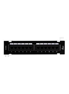 Monoprice 12-Port Vertical Patch Panel Black UAE | Dubai, Abu Dhabi