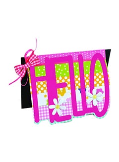 Sizzix Pack 3 Hello Design Die Set Pink/Blue/White UAE | Dubai, Abu Dhabi