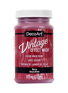 DecoArt Vintage Effect Wash Color Wash Paint Berry UAE | Dubai, Abu Dhabi