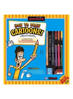 General Pencil How To Draw Cartoons Kit Yellow/Blue/Red UAE | Dubai ...
