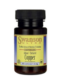 SWANSON Albion Chelated Copper Mineral Supplement - 60 Capsules UAE ...