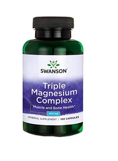 SWANSON Triple Magnesium Complex Mineral Supplement - 100 Capsules UAE ...