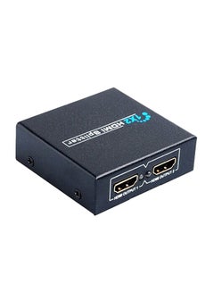 Generic 1-In-2 Out HDMI Splitter Box Black UAE | Dubai, Abu Dhabi