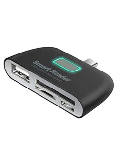 Generic USB Type-C OTG With TF And SD Smart Card Reader Black/White UAE ...