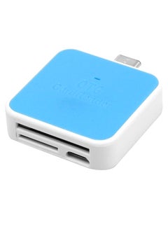Generic Micro SD And TF Card Reader Blue/White UAE | Dubai, Abu Dhabi