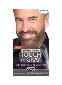 Just for Me Oxygen Activated Mustache And Beard Colour Dark Brown/Black ...
