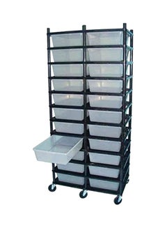 Vision 13-Level High Ball Python Rack Clear/Black UAE | Dubai, Abu Dhabi
