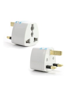Generic Electrical Travel Wall Plug Adapter White UAE | Dubai, Abu Dhabi