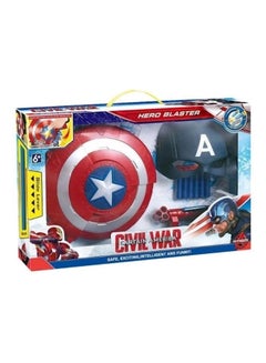 Generic Captain America Shield Bullet Gun With Mask Toys UAE | Dubai ...