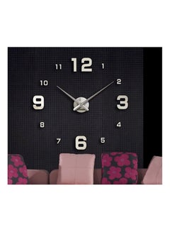 Generic Acrylic Analog/Digital Wall Clock Black UAE | Dubai, Abu Dhabi