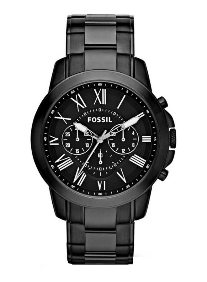 FOSSIL Men's Stainless Steel Chronograph Watch FS4832 - 44 mm - Black ...