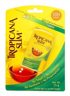 Tropicana Slim Zero Calorie Sweetener Tablet Set 300 Pieces 15grams UAE ...