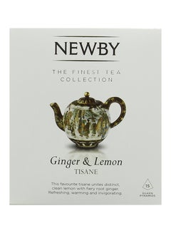 NEWBY Ginger And Lemon Silken Pyramids Tisane 37.5grams UAE | Dubai ...