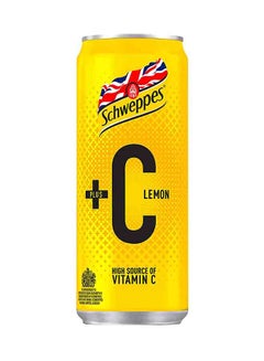 Schweppes Lemon +C Carbonated Soft Drink 330ml UAE | Dubai, Abu Dhabi