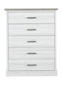 Home Box Angelic 5-Drawer Chest Of-Drawers Multicolour 90 x 115 x 45cm ...