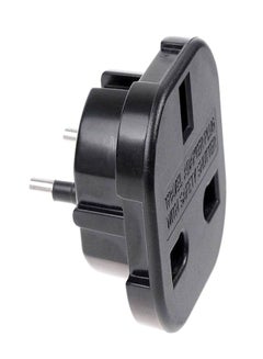 Generic Uk To Eu Ac Plug Adapter Black KSA | Riyadh, Jeddah