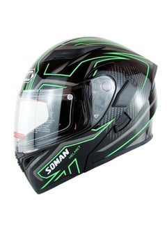 SOMAN Open Face Motocross Double Lens Helmet UAE | Dubai, Abu Dhabi