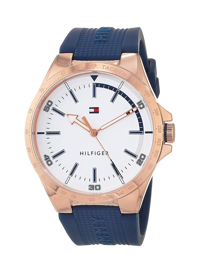 TOMMY HILFIGER Men's River Rubber Analog Wrist Watch 1791526 | Best ...