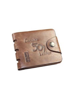 BAILINI Genuine Leather Bifold Wallet Brown | Best Price KSA | Riyadh ...