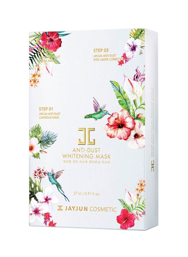 JAYJUN 10-Piece Anti-Dust Whitening Mask With Ampule And Corrector Set ...