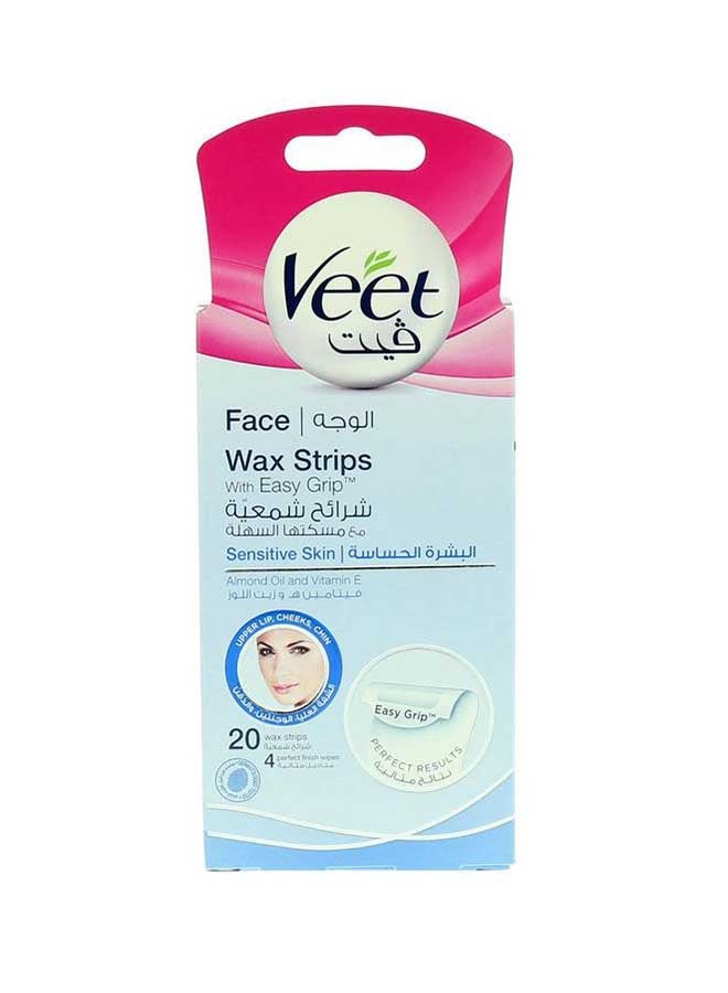Veet 20-Piece Antibacterial Wet Wipes White 10grams | Best Price UAE ...