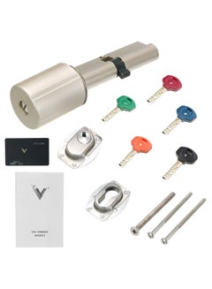 Generic Security Door Lock Core With 5-Key Black/Silver UAE | Dubai ...