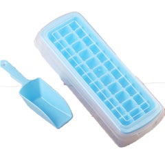 Sharpdo Ice Cube Tray With Scoop Blue/Clear KSA | Riyadh, Jeddah