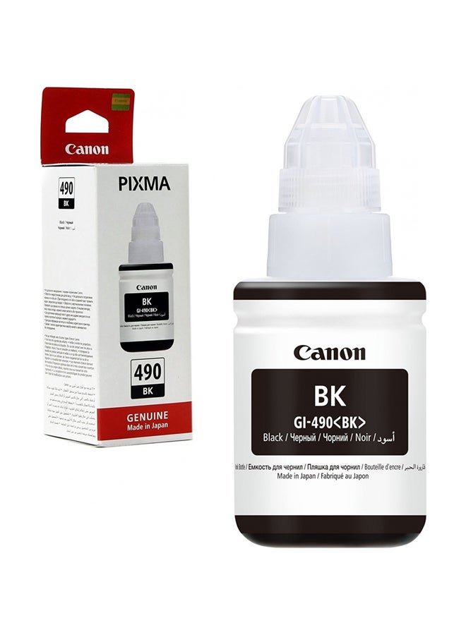 Canon GI-490 Black Ink Bottle, Original Ink Refill Compatible with ...