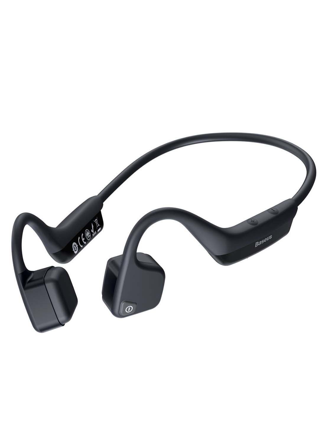 Baseus Bone Conduction Bluetooth Wireless In-Ear Headphone Black | Best ...