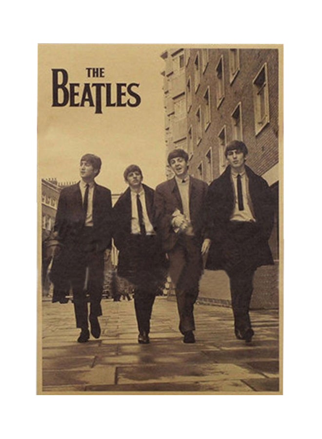 Generic The Beatle Poster Kraft Paper Poster Multicolour | Best Price ...