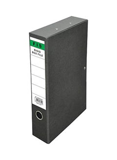 FIS Laminated Rigid Box File Black UAE | Dubai, Abu Dhabi