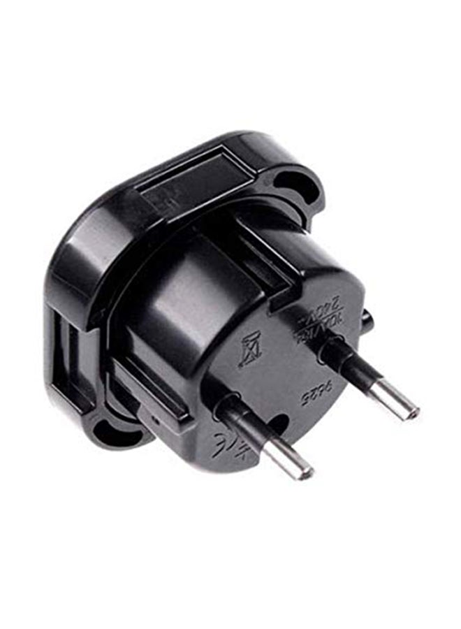 Generic UK To EU Power Plug Adapter Black | Best Price KSA | Riyadh, Jeddah