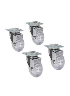 Generic 4-Piece Omni-Directional Swivel Caster Wheel Clear 2inch KSA ...