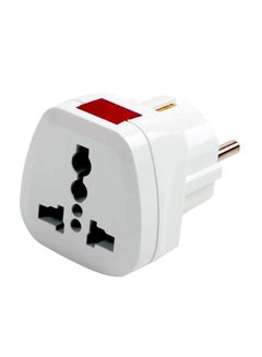 Generic Power Travel Plug Adapter White KSA | Riyadh, Jeddah