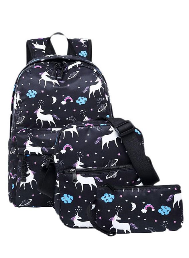 Generic 3-Piece Elementary Middle School Backpack Set Multicolour ...