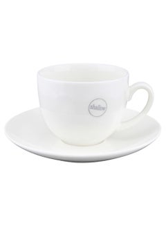 Shallow Cup And Saucer Set White 90ml UAE | Dubai, Abu Dhabi