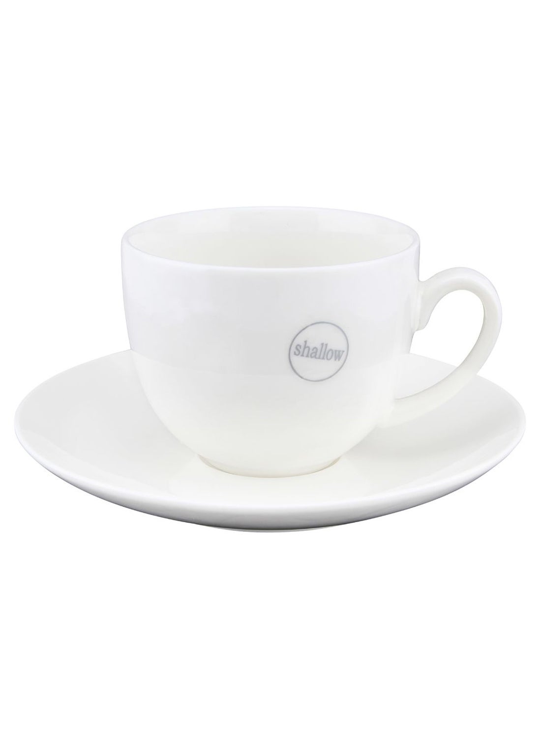 Shallow Cup And Saucer Set White 90ml | Best Price UAE | Dubai, Abu Dhabi