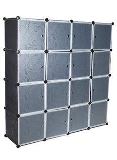 Generic 16 Cubes Modular Storage Cabinet Black UAE | Dubai, Abu Dhabi