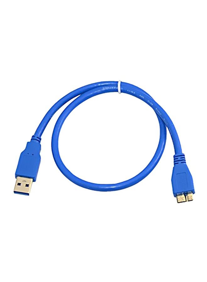 Generic USB 3.0 To Micro B Cable Blue | Best Price KSA | Riyadh, Jeddah