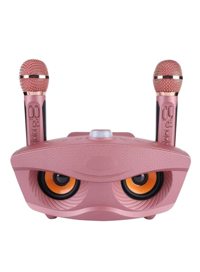 SDRD Portable Bluetooth Speaker System With Two Mircophone Rose Gold ...