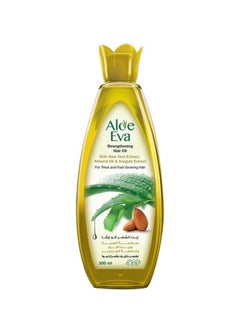 Aloe Eva Strengthening Hair Oil With Aloe Vera Extract And Almond 300ml ...