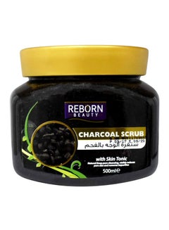 Reborn Beauty Charcoal Scrub With Skin Tonic Black 500ml UAE | Dubai ...