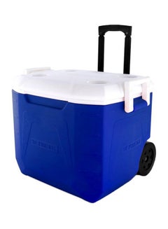Fresh Beverage Cooler With Handle And Wheel Blue/White KSA | Riyadh, Jeddah