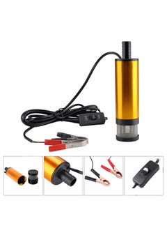 Generic 12V Car Electric Submersible Pump Diesel Fuel Water Oil ...