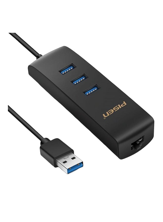 Generic TS-E103 USB 3.0 Portable Data HUB Black | Best Price UAE ...